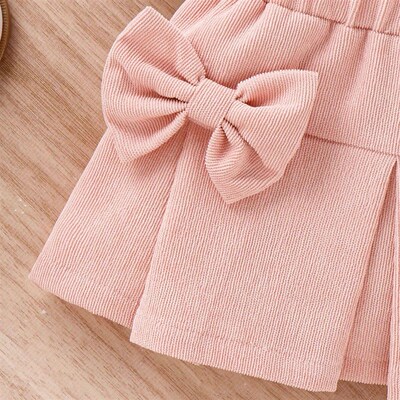 PatPat 3pcs Baby Girl 95% Cotton Ribbed Ruffle Long-sleeve T