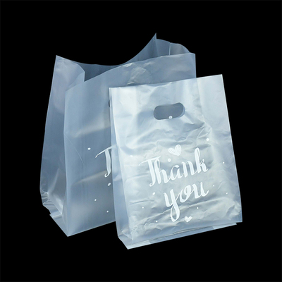 10pc Thank You Plastic Gift Bag Candy Cake Wrapping Bag Tran