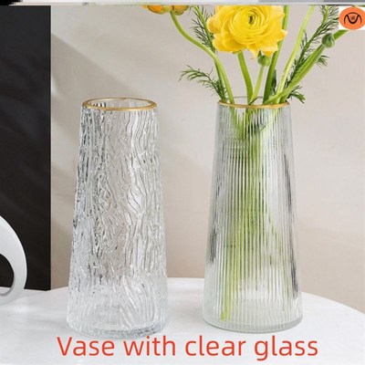 Vase furnishing articles flower arranging transparent glass