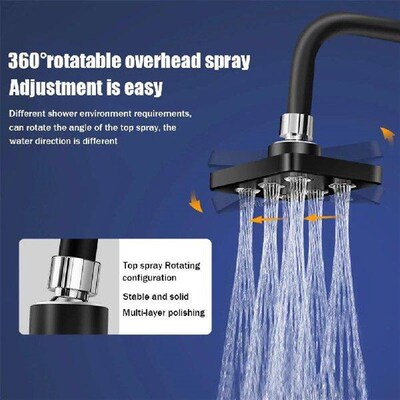 High Pressure Showerhead Water Saving Rainfall Shower Head