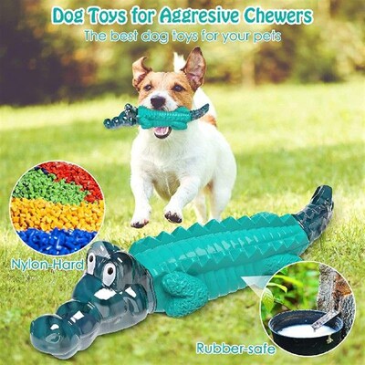 Dog Rubber Chewing Toy Multifunctional Pet Tooth Cleaning