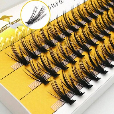 60 bundles/box10/20/30D Individual Cluster Eyelash Natural E