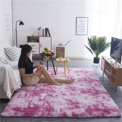 Carpets Plush carpet bedroom rug bedside blanket floor mat
