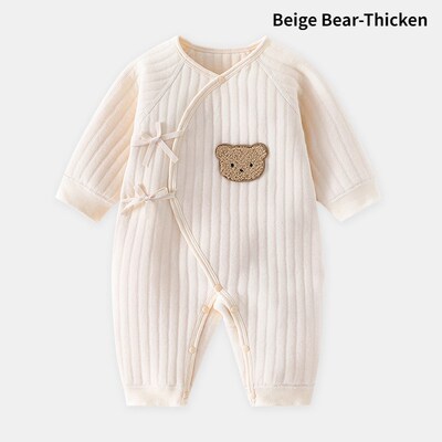 Long Sleeve Baby Casual Jumpsuits Baby Boys Girls Toddler Ro