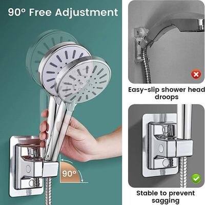 1pc Shower Head Holder Adjustable Wall Mounted Shower Holder