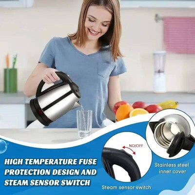 2L Electric Kettle Stainless Steel Kitchen Appliances Smart