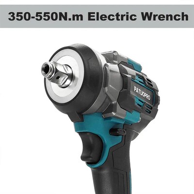 550N.m Cordless Brushless Electric Impact Wrench 1/2 Inch Re