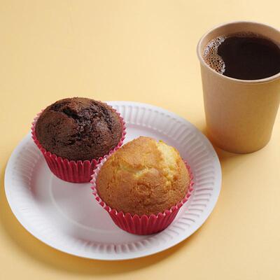 100Pcs Muffin Cupcake Paper Cupcake Liner Muffin Box Case Ba