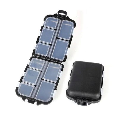 10 Compartment Mini Storage Case Flying Fishing Tackle Box F
