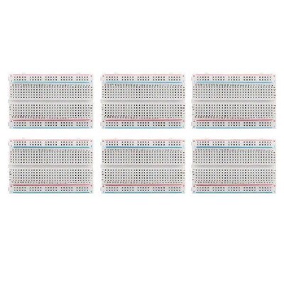 6 400 Point Breadboard Kit Solderless Breadboards For