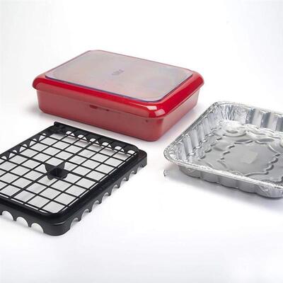 Foil Fresh-Keeping Tray Insulation Reusable Plastic Tray