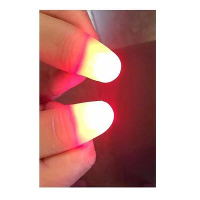 2/4Pcs Funny Magic Light Up Finger Fingers LED Tricks Thumb