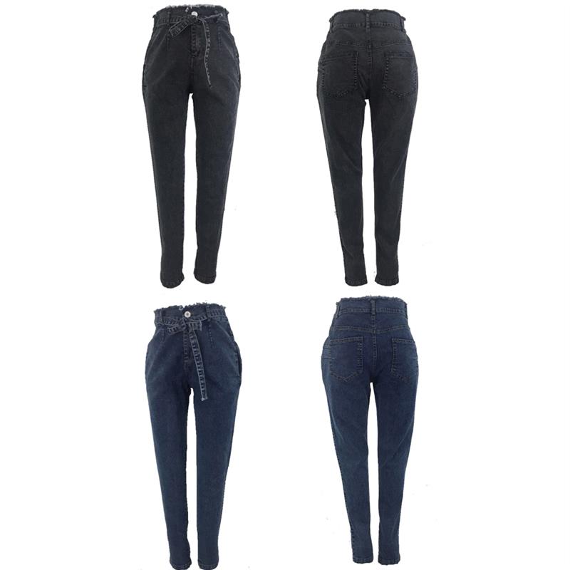 High Waist Jeans For Women Slim Stretch Denim Jean Bodycon T