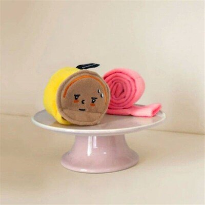 Snuffle Dog Stuffed Canned Dispensing Toy Chew-Resistant