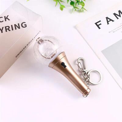 Kpop ATEEZ Mini Light Stick Keychains Creative Lights Keyrin