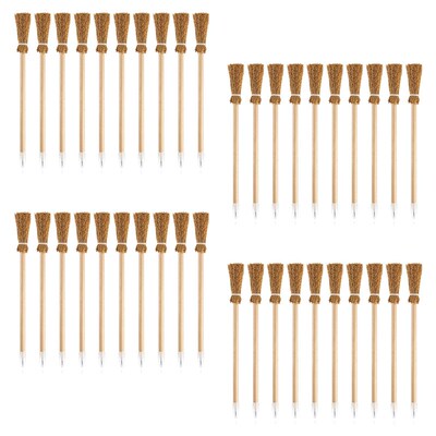40 Pcs Witch Broom Pencils for Halloween Broomstick Ballpoin