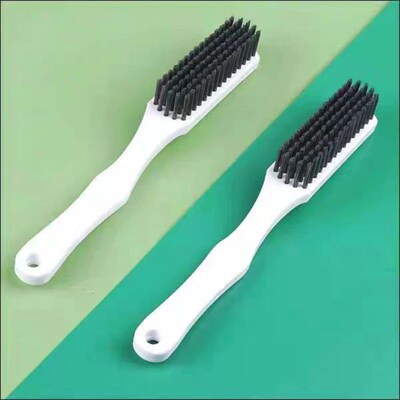 Shoe Brush Hard Bristled Plastic Long Handle Household Stude