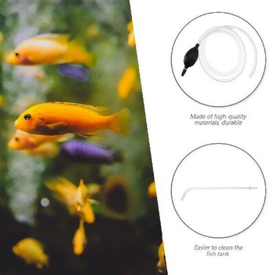 Mini Water Changer Aquarium Siphon Durable Plastic Fish