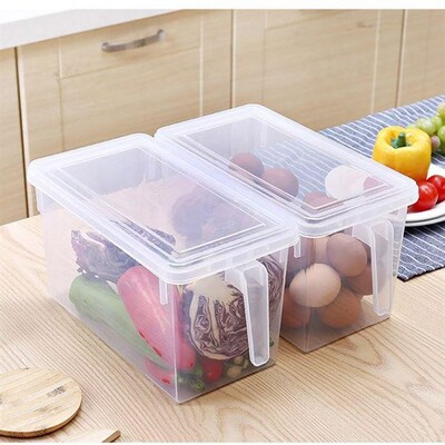 buckets refrigerators food storage boxes transparent