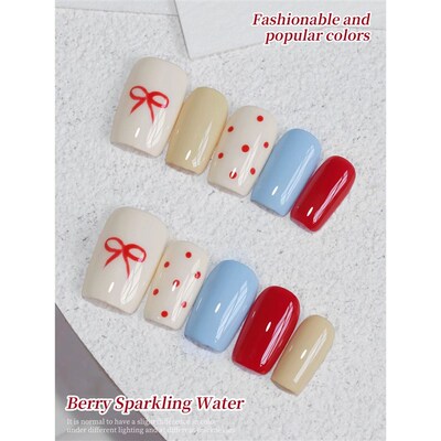 4pcs 15ml colorful Red Blue Gel Nal Polsh Set Starter Pure S