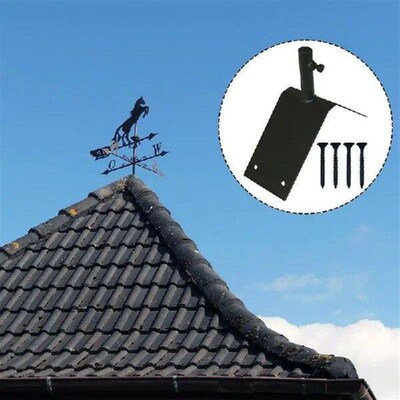 Weather Vane Support Alloy Wind Vane Roof Stand Easy