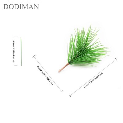 10pieces Artificial Pine Branches Fake Plants Artificial flo
