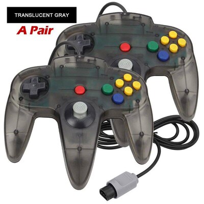 2PCS/Pair Wired Gamepad For N64 Wired Joypad Controller for