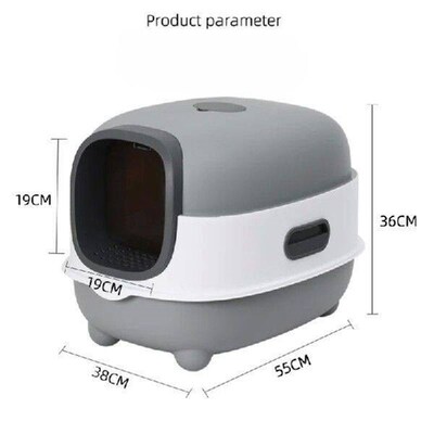 1 Cat Toilet, Cat Litter Tray, Outdoor Household, Leak