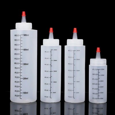 120/250/450ml Plastic Needle-nosed Scale Squeeze Bottle Sque