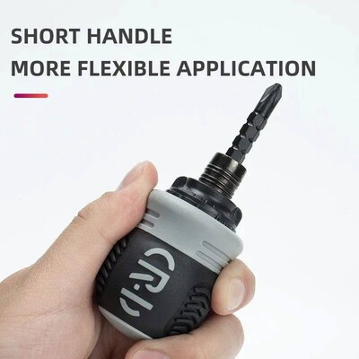 Mini Ratchet Precision Screwdriver Magnetic 13 In 1 Telescop