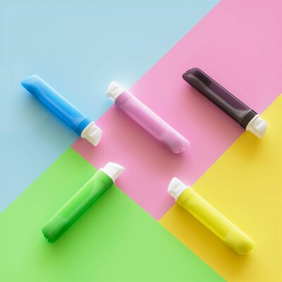 Independently packaged colorful folding fine soft bristles