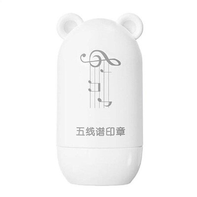 Music Notation Wheel Stamp Portable for Office School