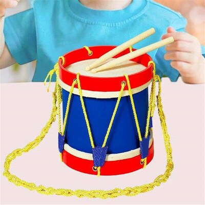 Kids Marching Drum Set Toddlers Drum Instrument for Holiday