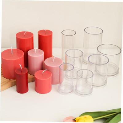 Large 3D Flat Top Cylindrical Candle Mold Handmade Candle Ma