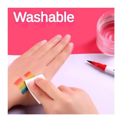 12-168 Colors Felt Tip Drawing Watercolor Art Markers Pen,Du