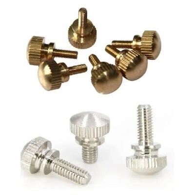 5PCS+M3+M4+M5+M6+brass+Hand+Tighten+screw+or+with+nickel