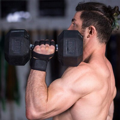 1 Pairs Weightlifting Training Gloves for Men Women Fitness