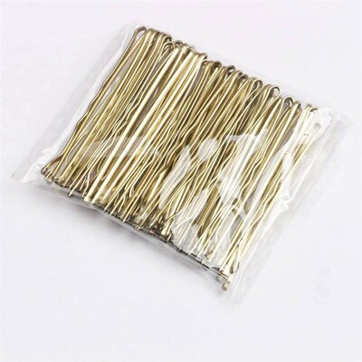 50 Pcs 4 Colors 5cm Hair Clip Lady Hairpins Curly Wavy Grips