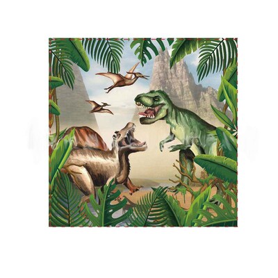 Jurassic dinosaur themed paper plates paper cups Childrens
