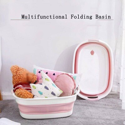 Pet Bath Tub Collapsible Cat Bathtub With Drainage Hole Port