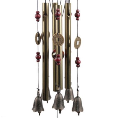 Outdoor Antique Amazing Grace Deep Resonant 4 Tube Windchime