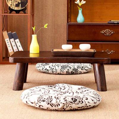 日式禅意实桌木小飘窗桌子塌塌米阳台茶几矮桌榻榻OTZ茶几炕窗米