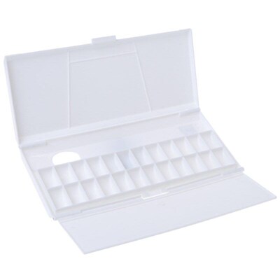 Watercolor Paint Palette 24 Grid Professional Art Plastic Pa
