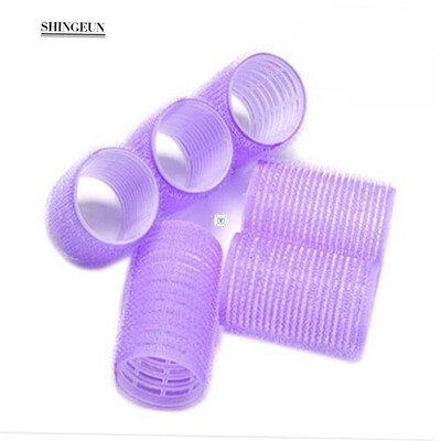 Nissi Jumbo Hair Rollers 6 Pcs Curlers Self Grip Holding