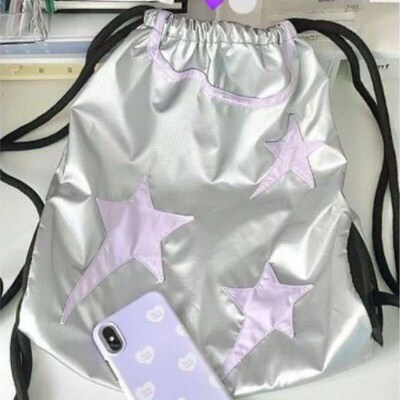 Popular Japanese Preppy Sweet Star Schoolbags Men Women Hara