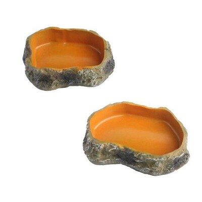 Reptile Water Bowl Terrarium Decor Decorative Amphibian