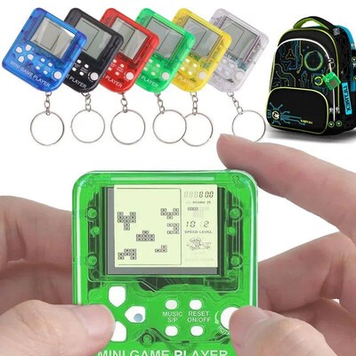Classic Video Game Machine Keychain Alloy Games Keyrings Sou