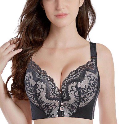 FallSweet Sexy Lace Bras for Women Push Up Underwire Underwe