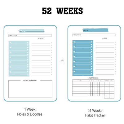 2023 A5 Agenda Planner Notebook Kawaii Diary Journals Weekly