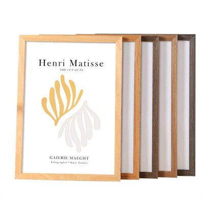 Nordic simple wooden photo frame square picture frames 相框